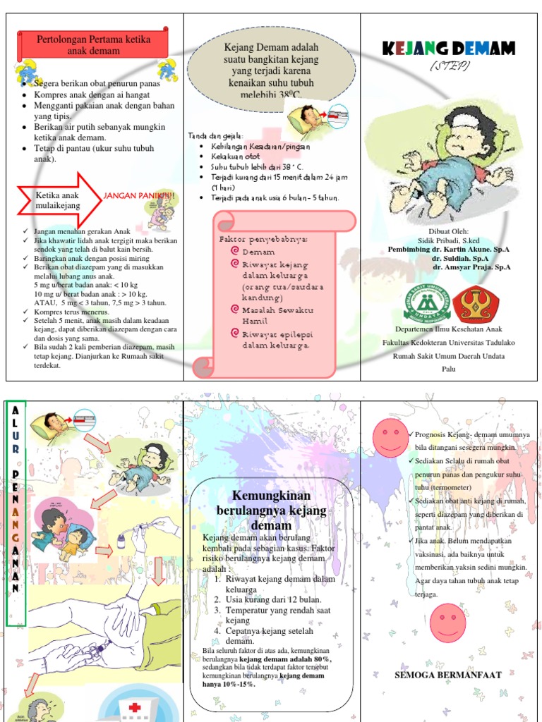 Leaflet Kejang Demam Fix | PDF