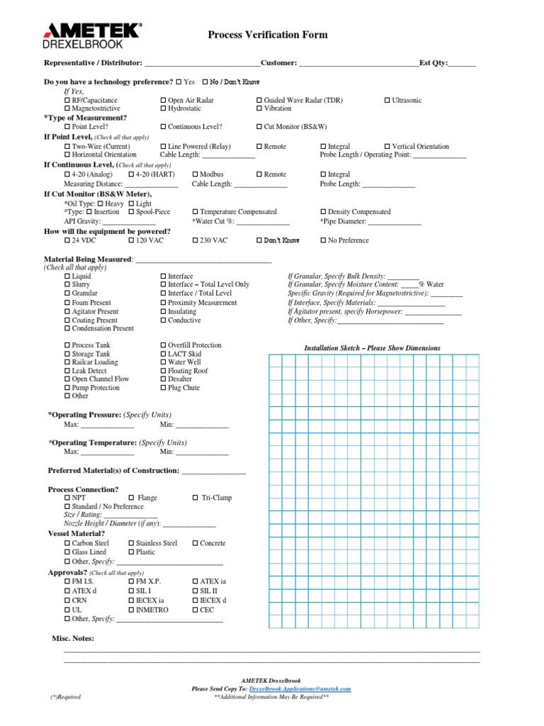 Process Verification Form | PDF | Building Engineering | Nature