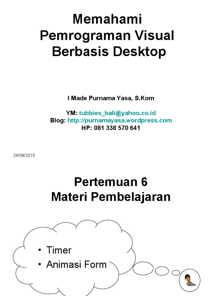 Animasi Form Pada Visual Basic 6.0 | PDF