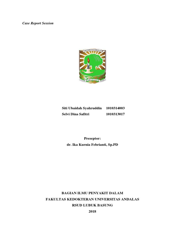 Case Report Session Ema | PDF