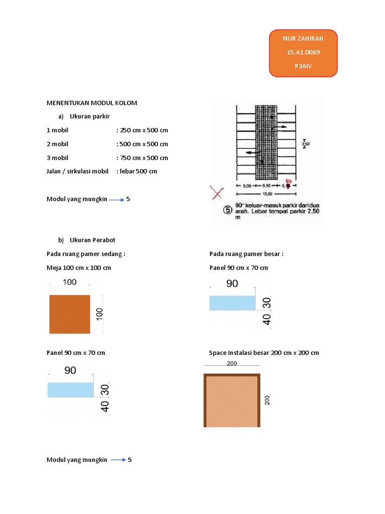 Menentukan Modul Kolom | PDF