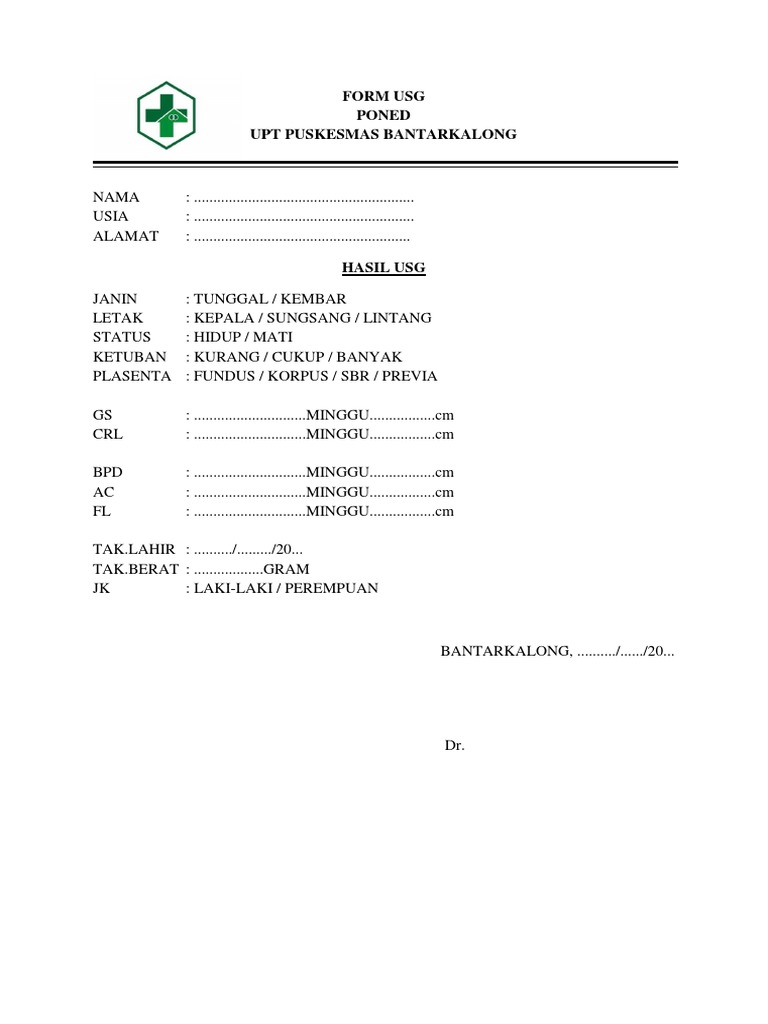 Form Usg | PDF