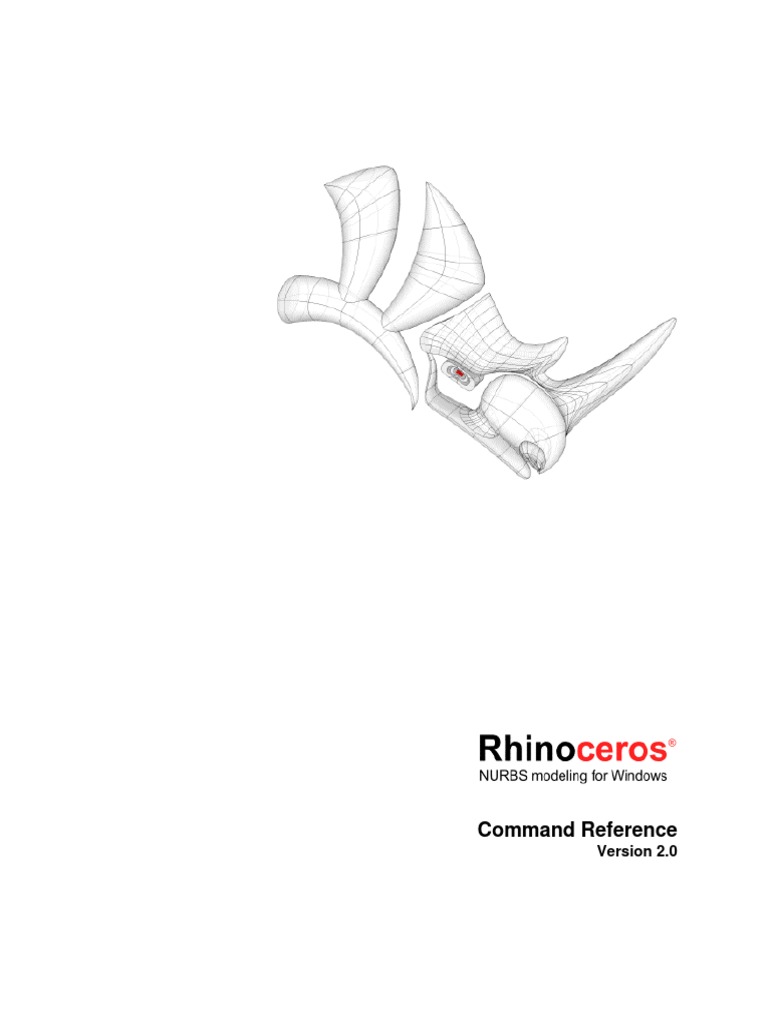Rhinoceros Command Reference Manual | PDF | Computer Aided Design ...