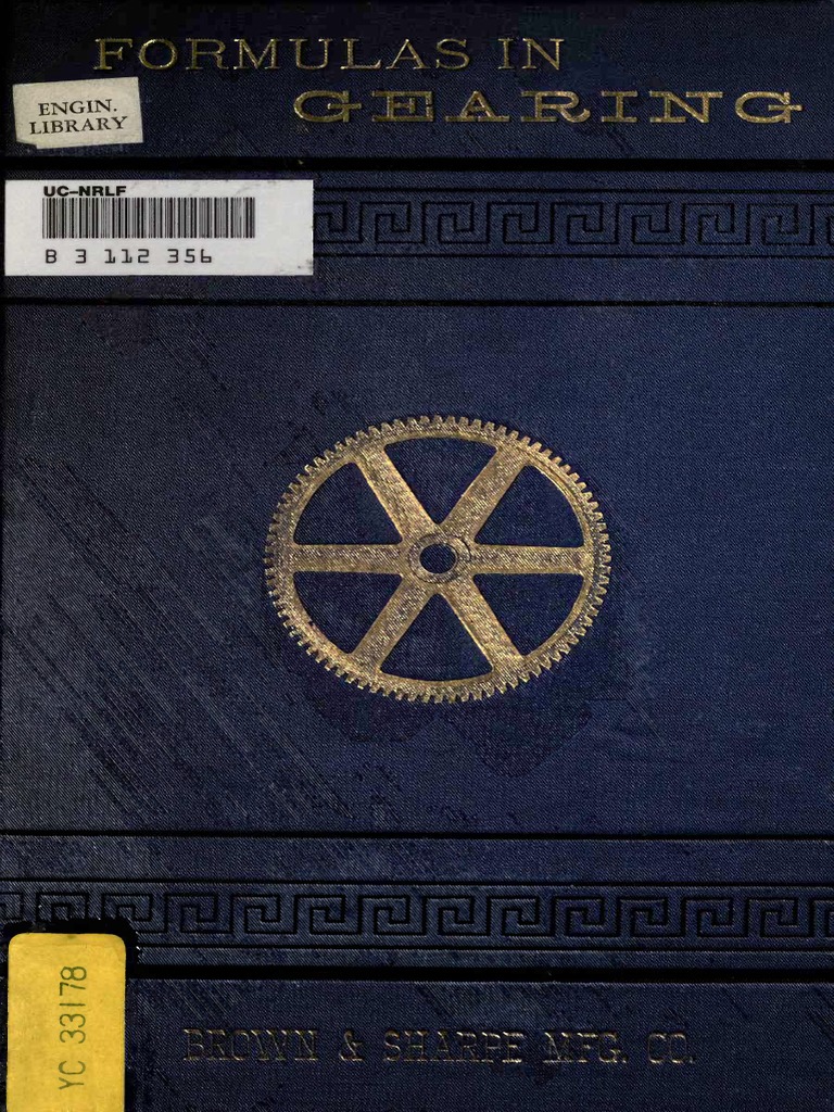 Formulas in Gearing | Download Free PDF | Gear | Geometry