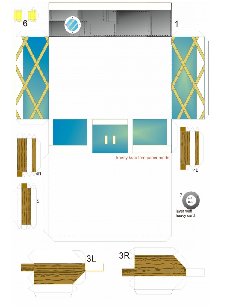 Krusty Krab Template Final PDF | PDF