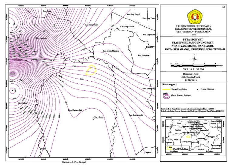 Peta 4.1 Isohyet | PDF