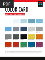 Alucobond Color Chart | PDF | Color | Silver