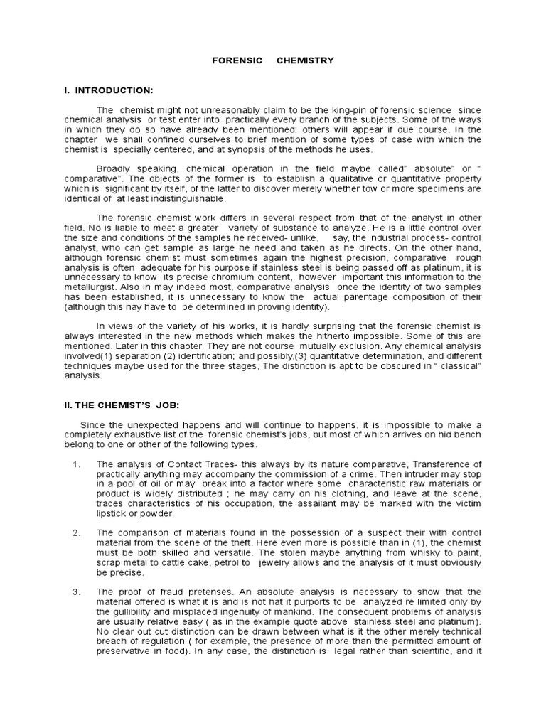 Forensic Chemistry | PDF | Yarn | Fibers