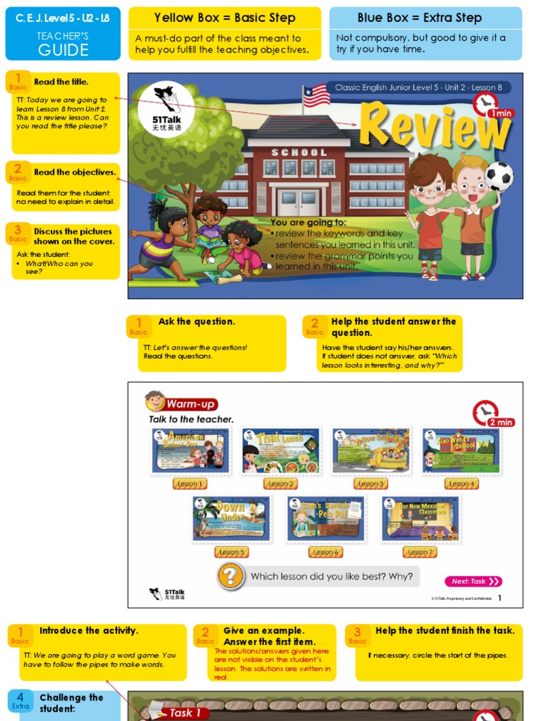 Lv5 U2 L8 TG Emma 201610281139 | PDF | Question | Rules