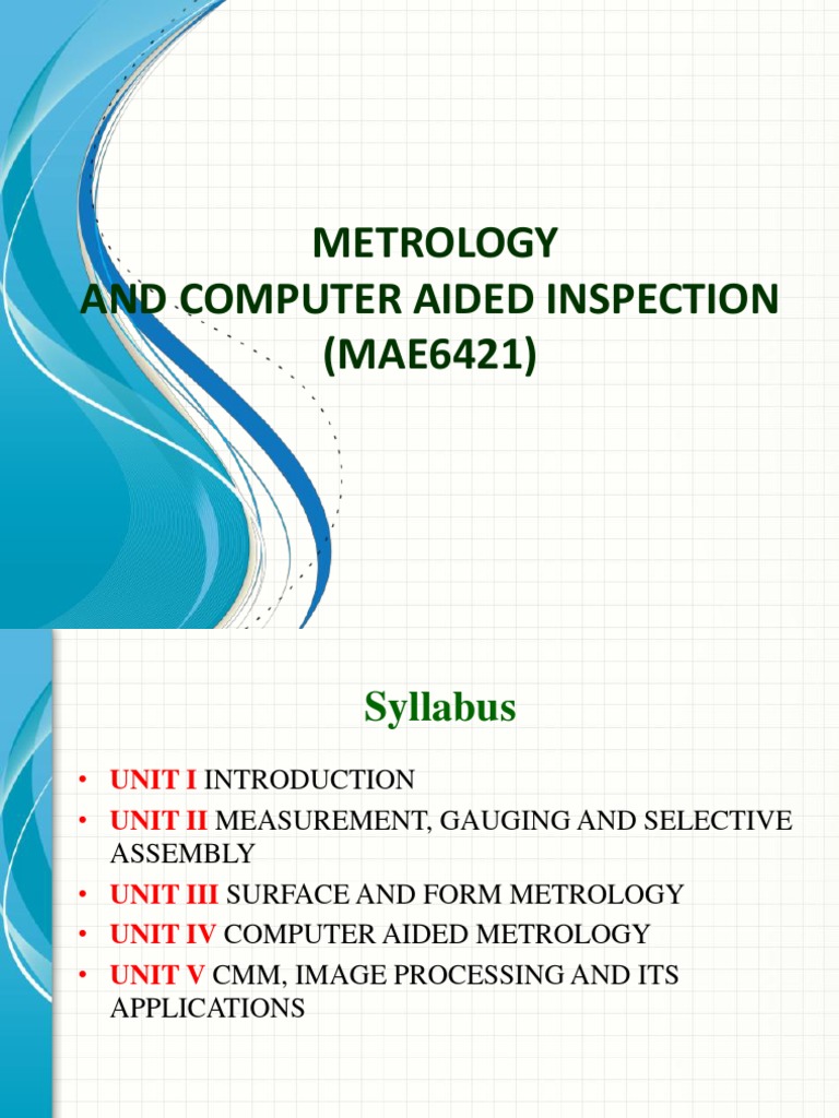 Generalised Measuring System | PDF | Metrology | Weight
