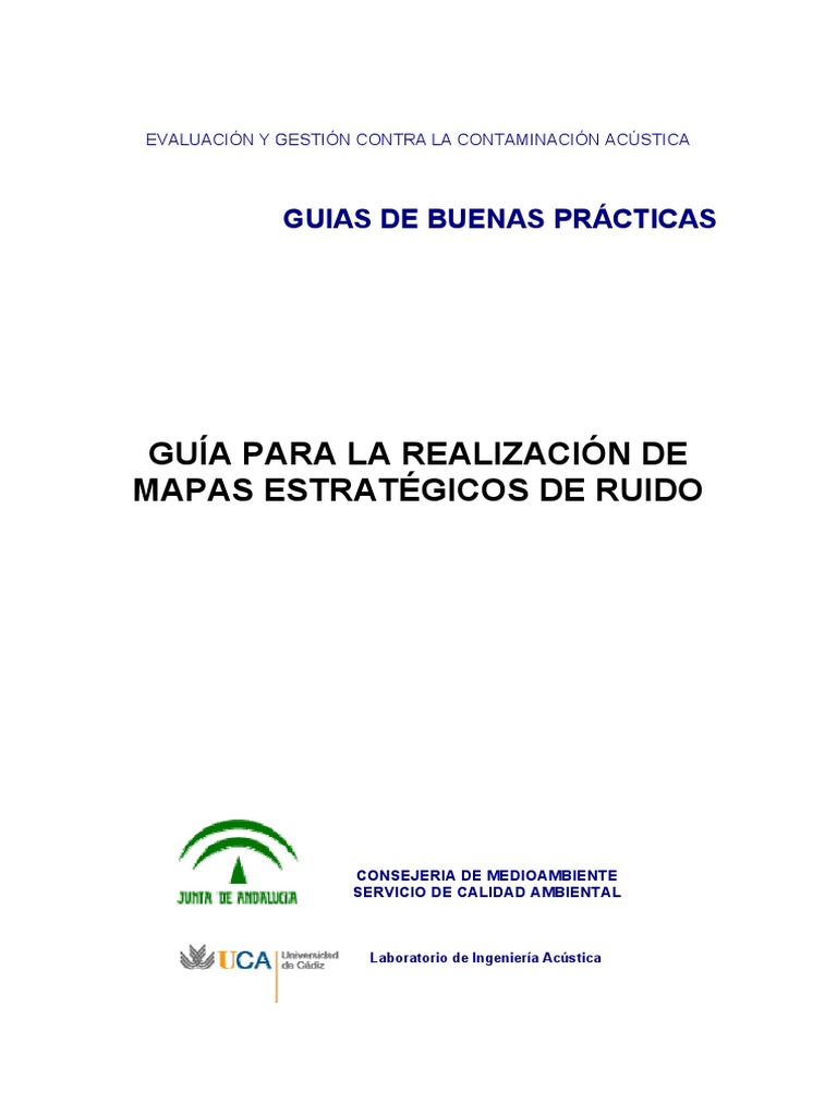 07 Guia Mapas de Ruido | PDF | Mapa | Calidad (comercial)