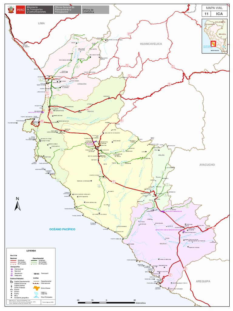 Mapa Vial Ica | PDF | Naturaleza | Business