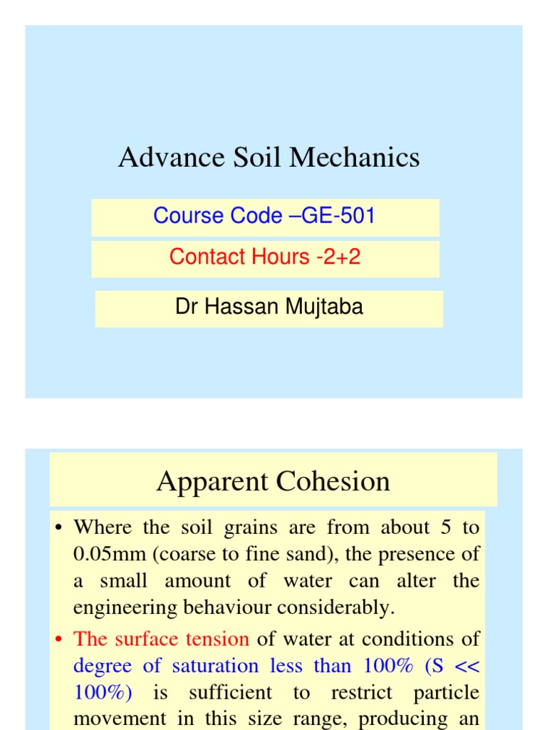 Lec 5 Problems of Effective Stress | PDF | Soil Mechanics | Sand