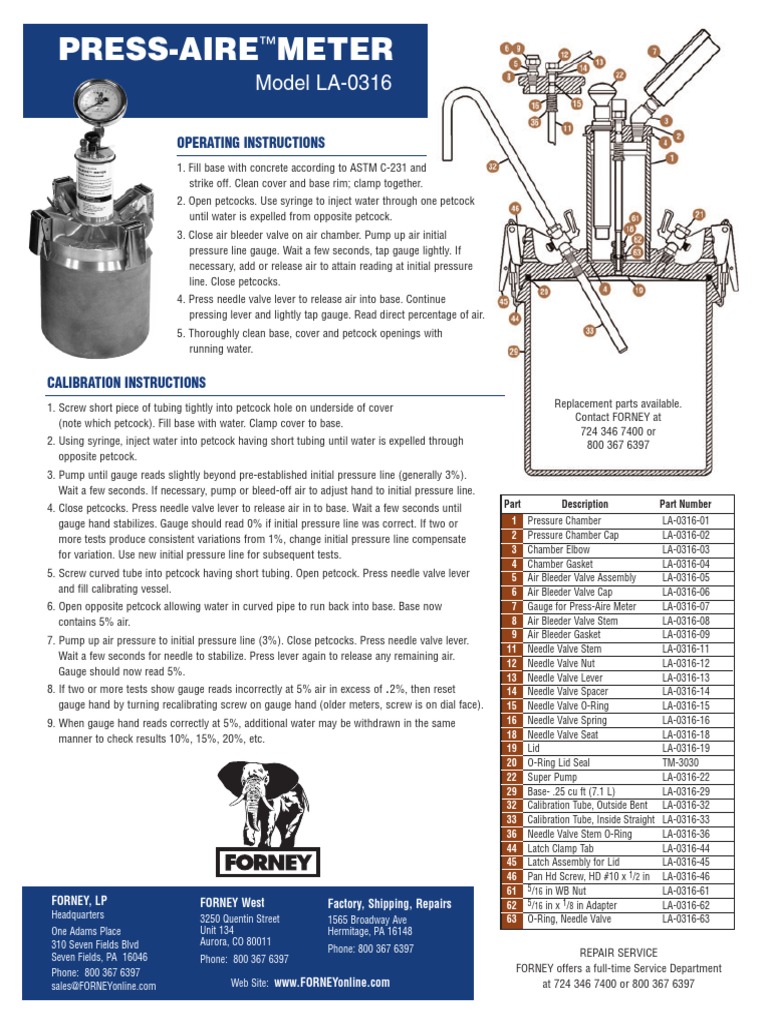 Air Meter Instructions 062011 | PDF | Syringe | Valve