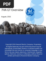 7FA Gas Turbine GT DataSheets | PDF | Turbine | Gas Turbine