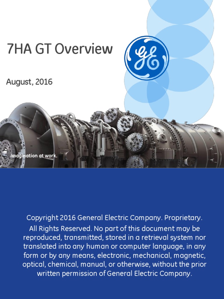 7HA Overview - GE Gas Power Systems - August2016 | PDF | Gas Turbine ...