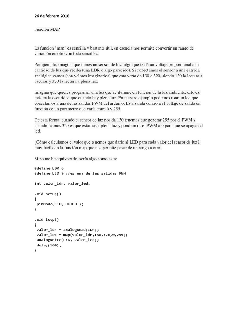 Función MAP | PDF | Métodos y materiales de enseñanza | Informática