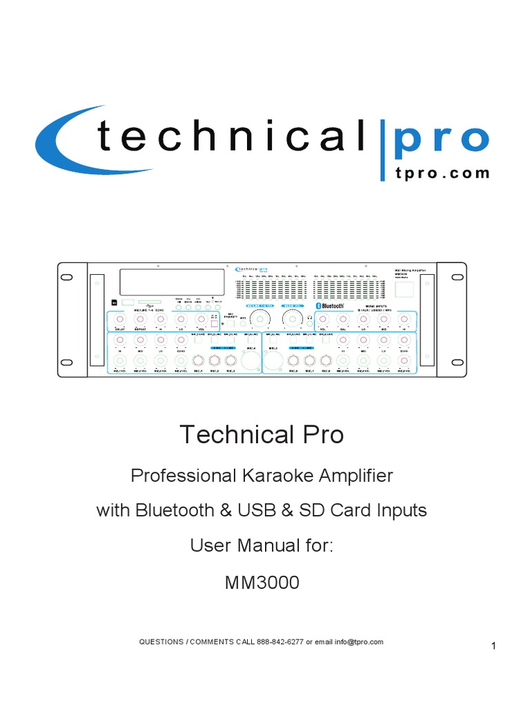 Mm3000 User Manual Pdf Electromagnetic Interference Loudspeaker