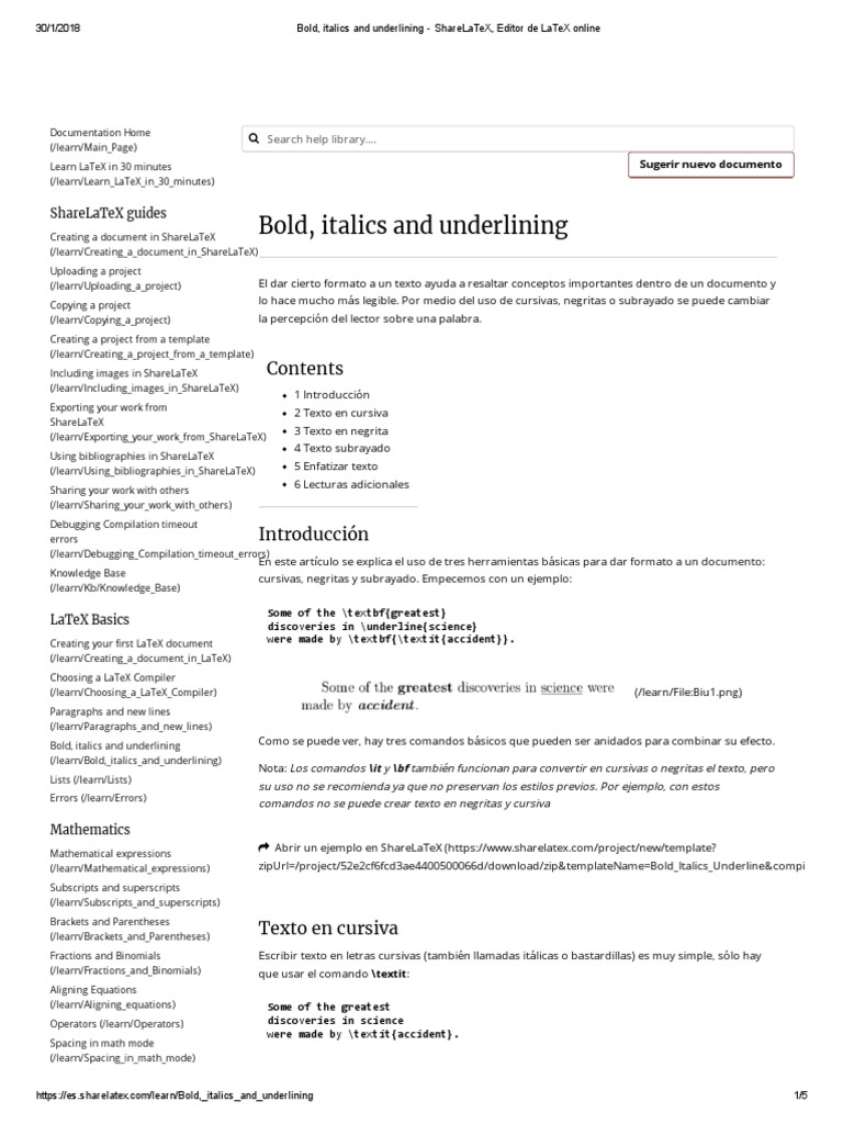 Bold, Italics and Underlining | PDF | Typefaces | Graphic Design