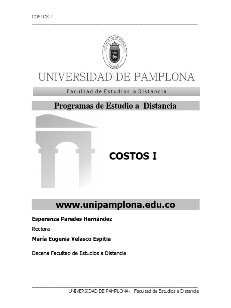 Costos I PDF | PDF | Contabilidad | Costo