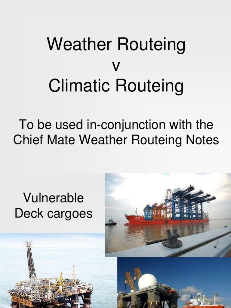 Weather Routeing of The World | PDF | Weather | Climate