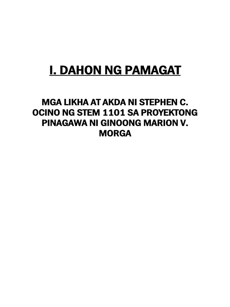 Performance Task in Pagbasa | PDF