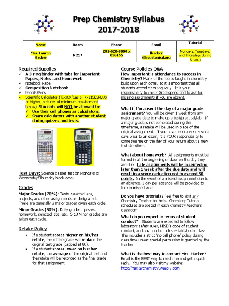 2017 Prep Syllabus | PDF | Homework | Schools