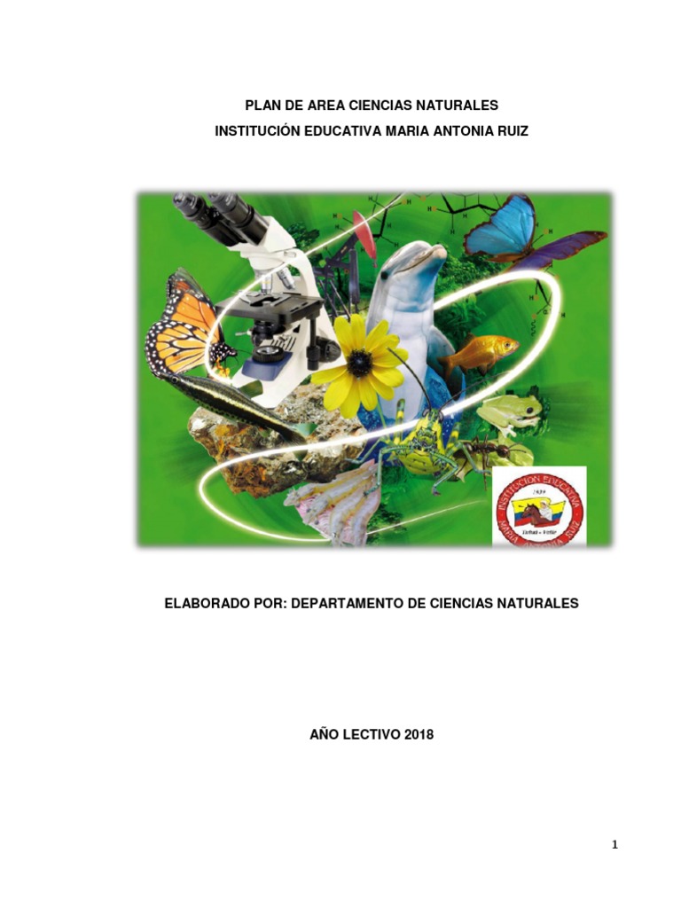 Plan de Area Ciencias Naturales | Ciencia | Conocimiento
