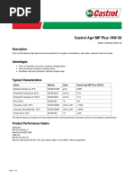 Castrol MHP 153 Data Sheet | PDF | Lubricant | Fuel Oil