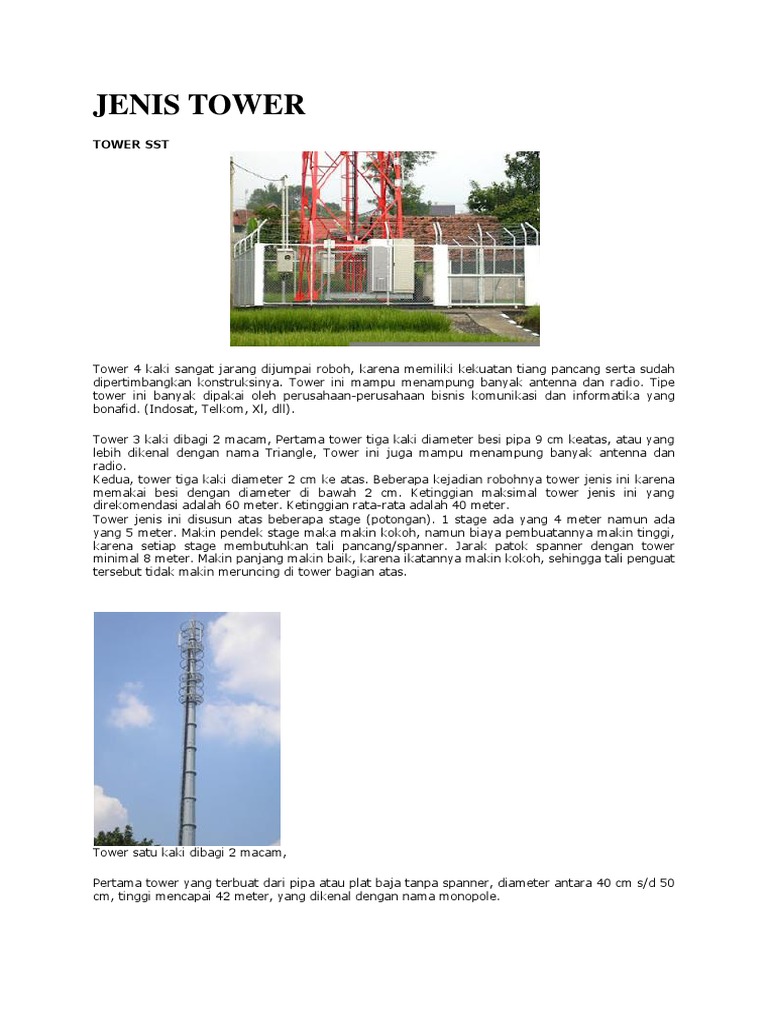 Jenis Tower | PDF