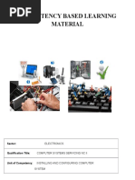 CSS NC II CORE 1: Install & Configure Computer Systems | PDF | Microcomputers | Installation ...