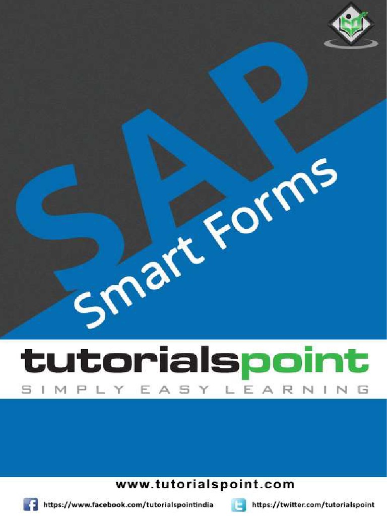 Sap Smart Forms Tutorial | PDF | Page Layout | Scripting Language