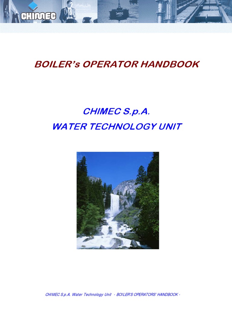 Boiler Operator's Handbook Overview | PDF | Ion Exchange | Ph