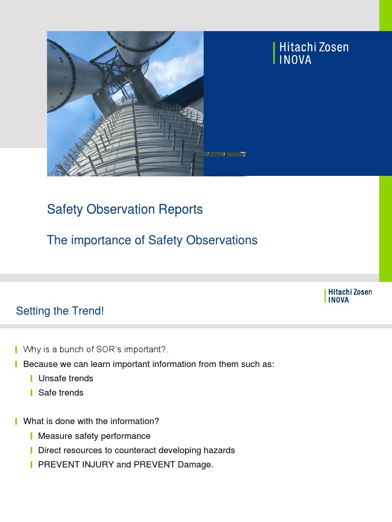 Safety Observation Reports | PDF | Personal Protective Equipment | Business