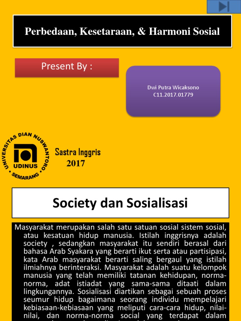 Harmoni Sosial | PDF