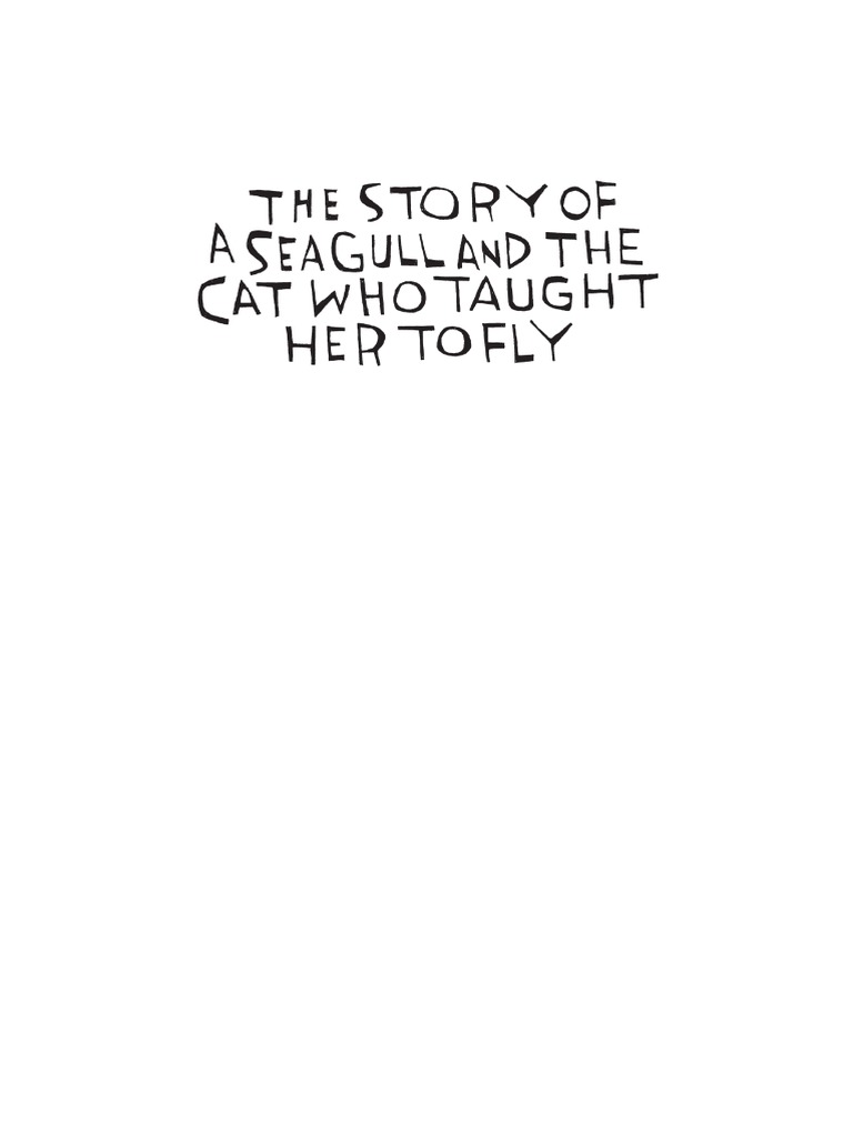 The Story of A Seagull and The Cat Who Taught Her To Fly PDF | PDF ...