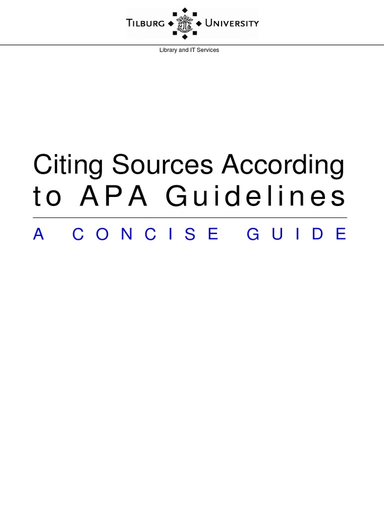 Apa Guide PDF | PDF | Citation | Apa Style