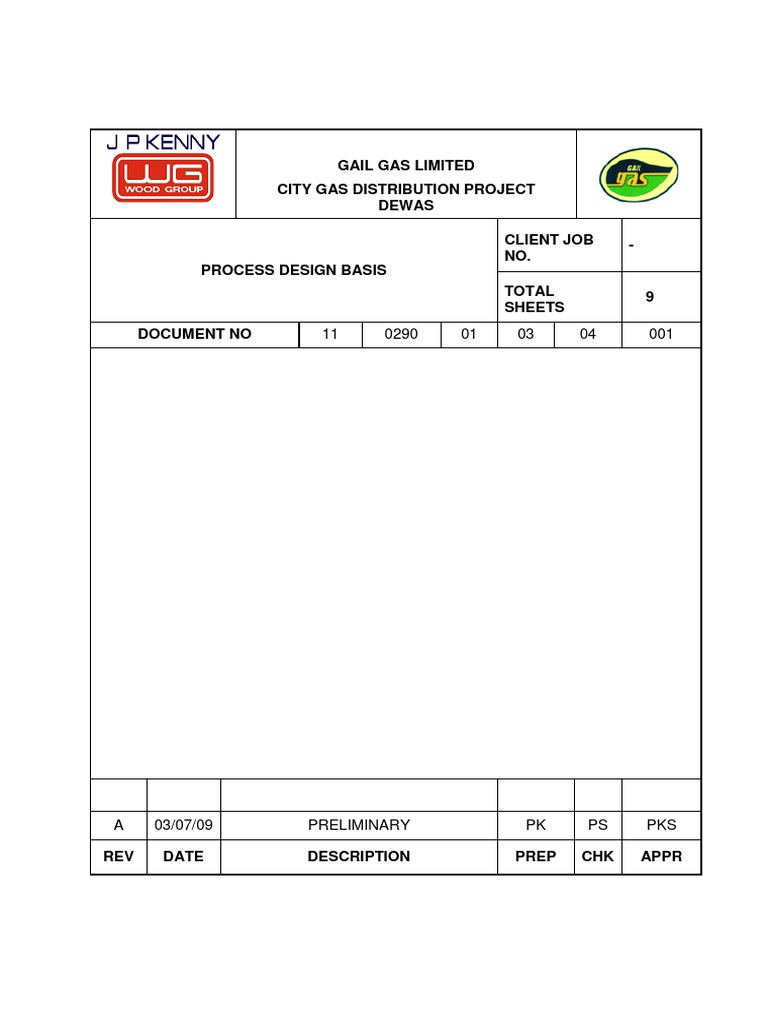 Gail Gas Limited City Gas Distribution Project Dewas | PDF | Natural ...