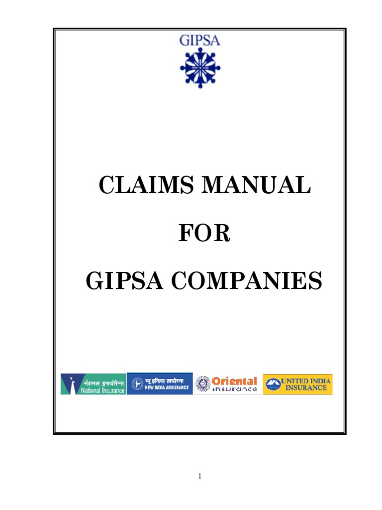 Claims Manual For Gipsa Companies | PDF | Bill Of Lading | Insurance