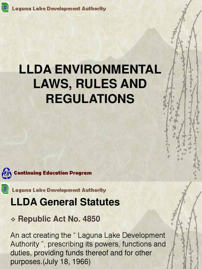 Legal LLDA - Regulation For LC Application | PDF | Emission Standard ...