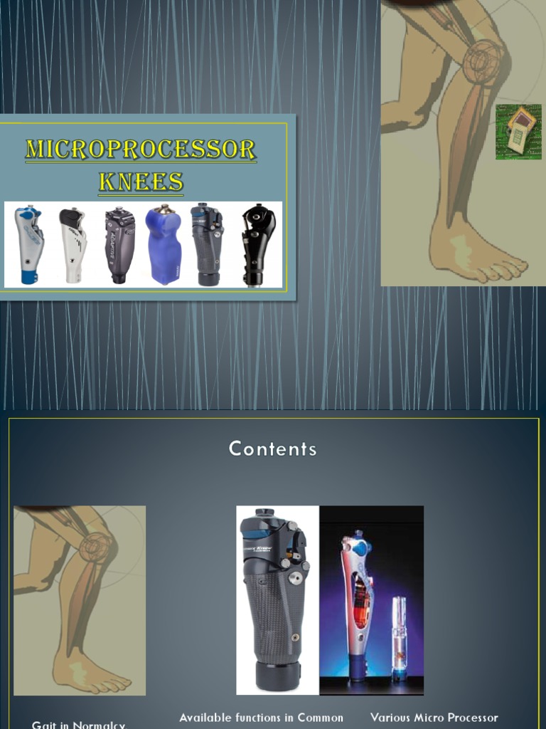 Microprocessor Knee Units | PDF | Prosthesis | Anatomical Terms Of Motion