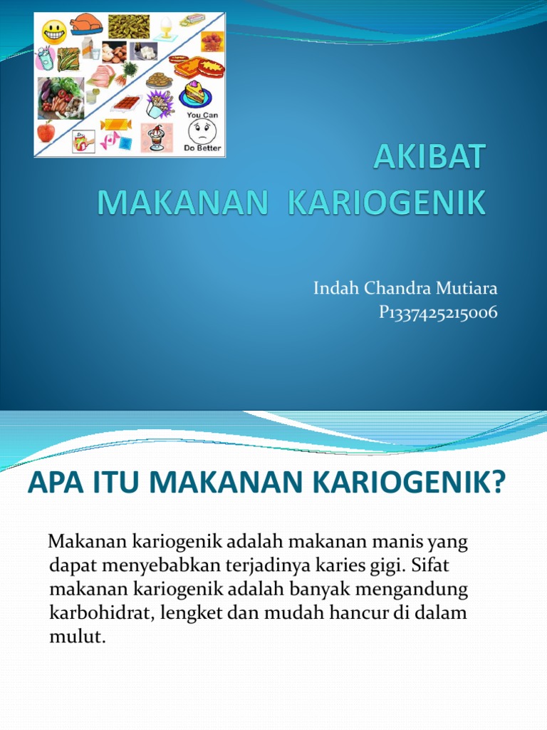 Makanan Kariogenik | PDF