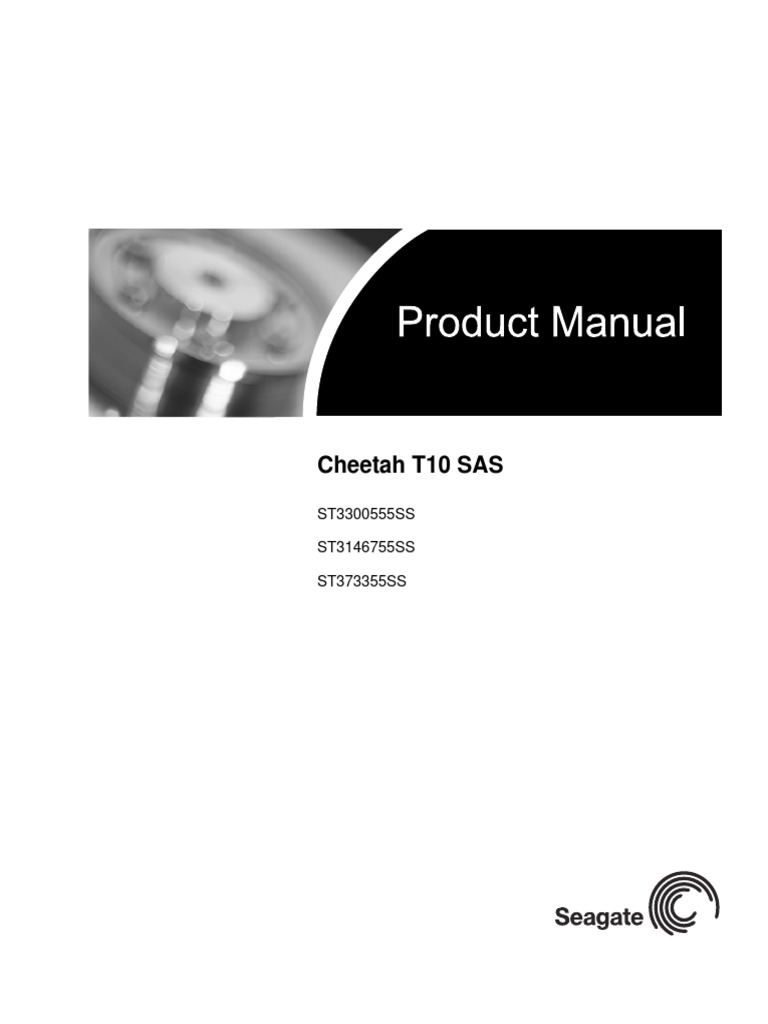 Cheetah T10 SAS | PDF | Cache (Computing) | Hard Disk Drive