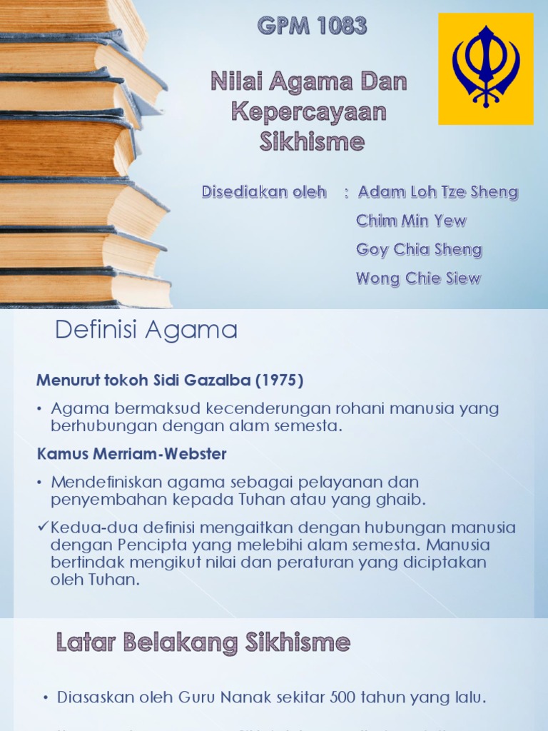 KESIMPULAN TENTANG AGAMA SIKH | PDF