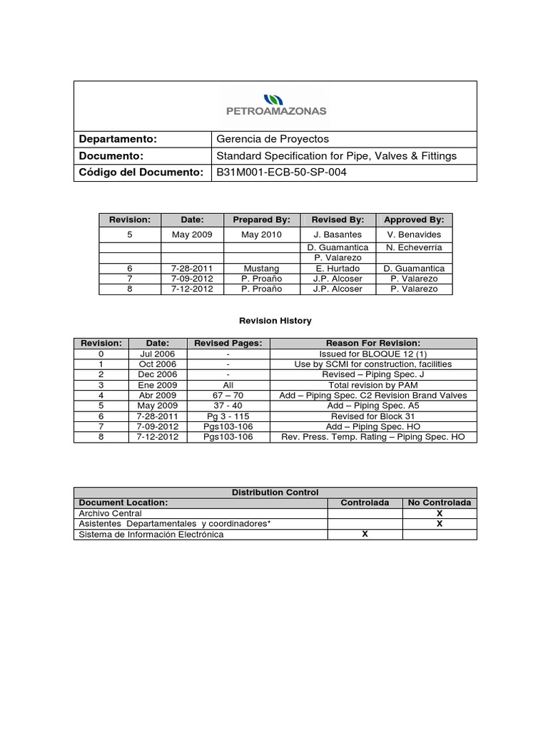 Piping Class B31 | PDF | Pipe (Fluid Conveyance) | Valve