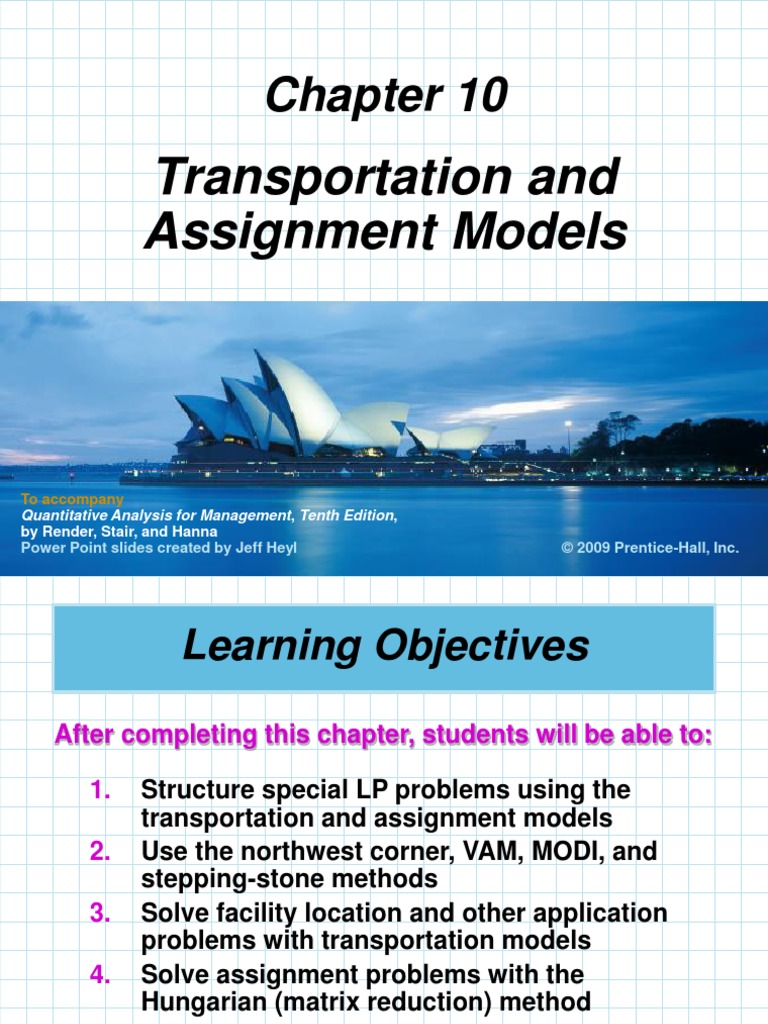 Transportation Problems1 | PDF | Algorithms | Time Complexity