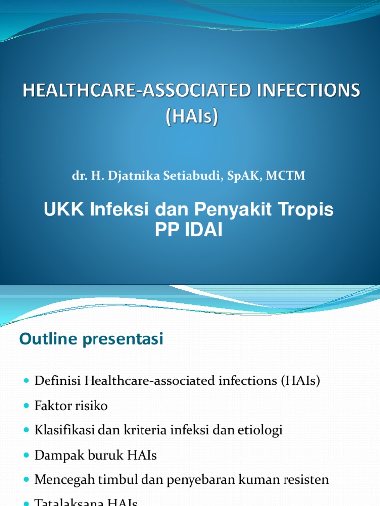 3 +HEALTHCARE-ASSOCIATED+INFECTIONS+ (HAIs) | PDF