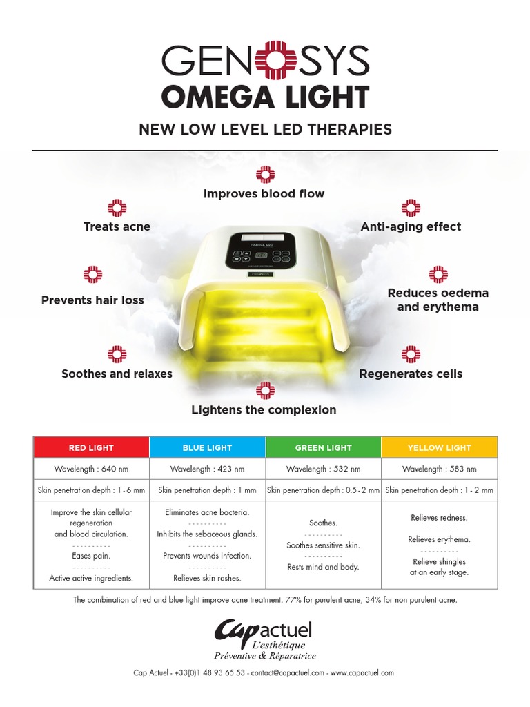 Omega Light: New Low Level Led Therapies | PDF | Skin | Medical Specialties