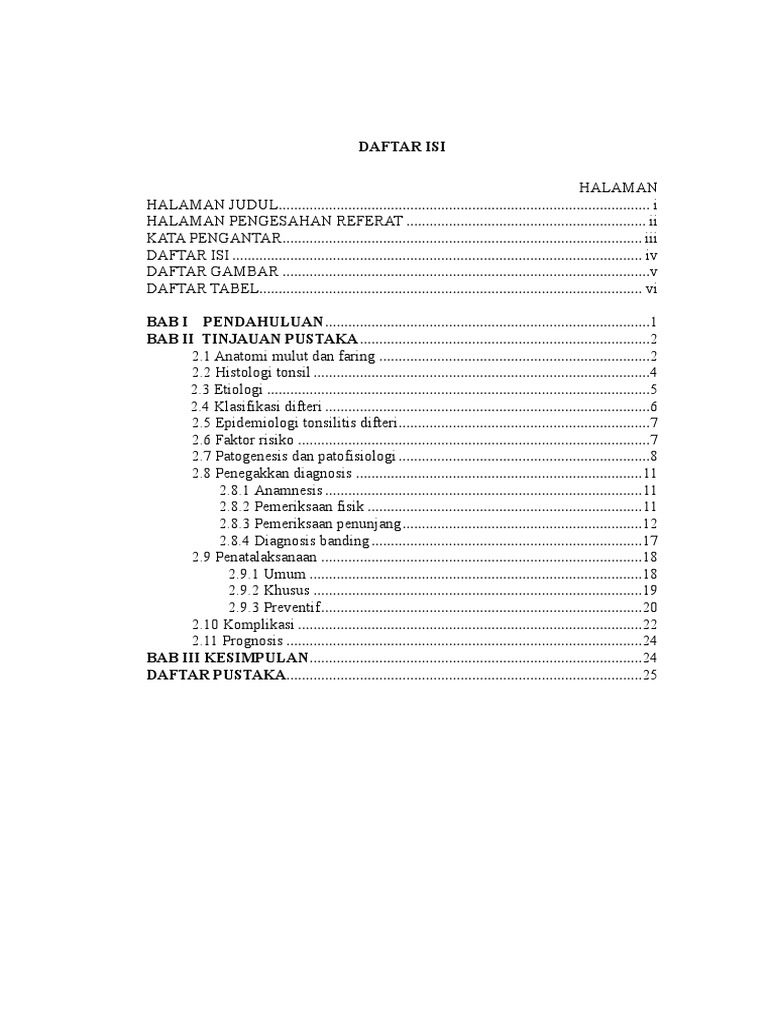 Epidemiologi dan Penanganan Difteri Tonsil | PDF