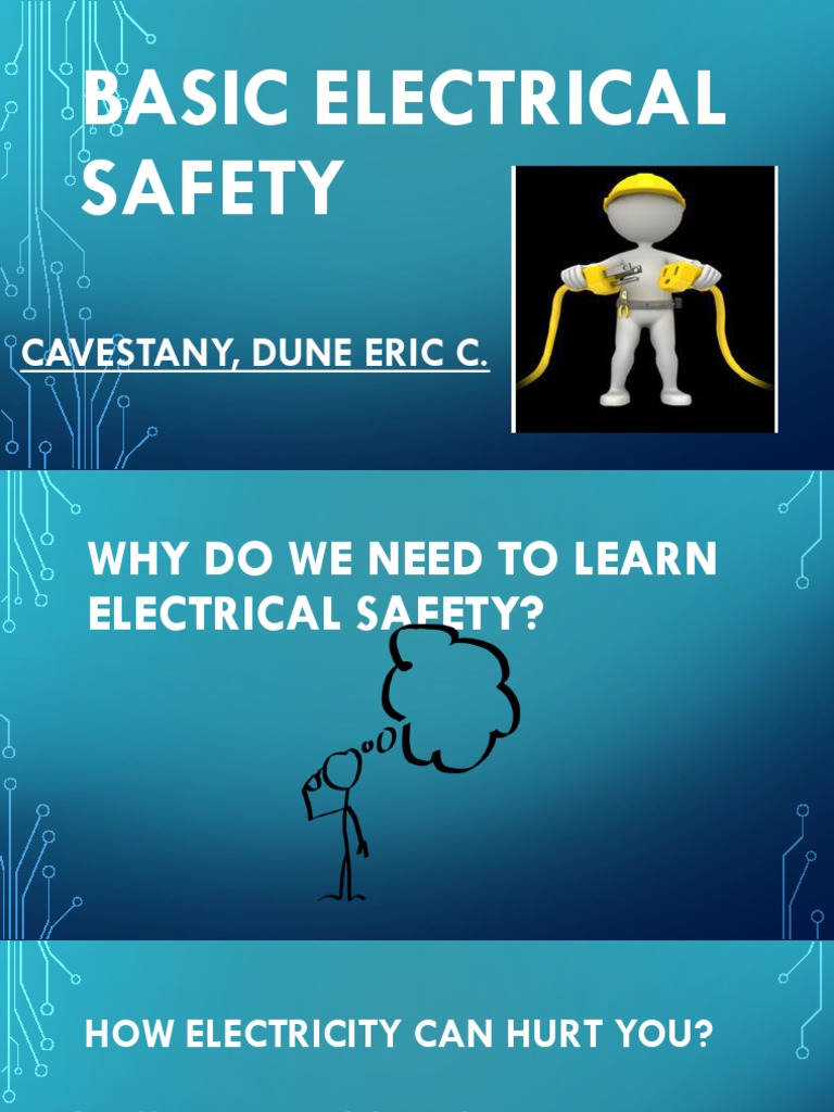 Basic Electrical Safety | PDF | Electric Shock | Insulator (Electricity)